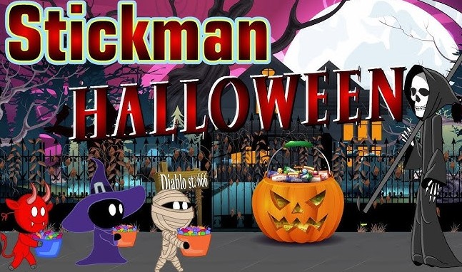 Stickman Halloween Survive - Play Online